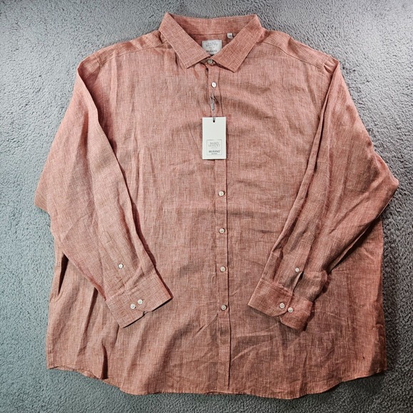 Murano | Shirts | Nwt Murano Baird Mcnutt Linen Shirt Men 4xb Button Up ...